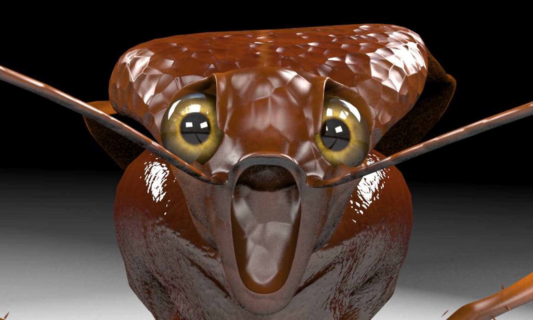 Cockroach Rigged 3d Model