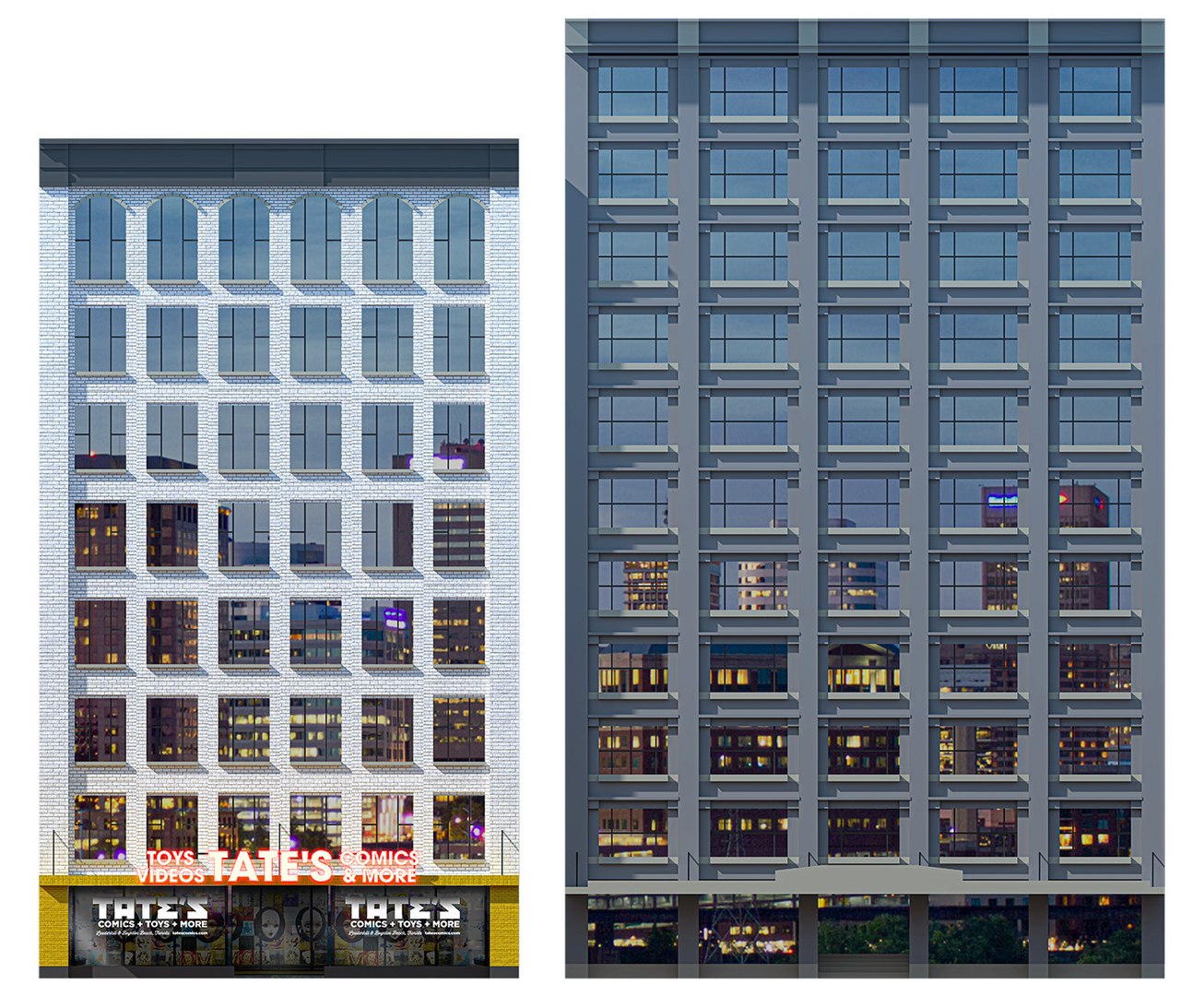 Set Buildings Style 3D Model - TurboSquid 1636167