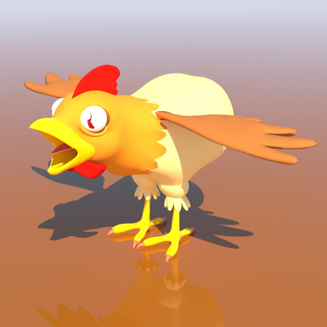 Chicken Rigged 3D Model - TurboSquid 1491393