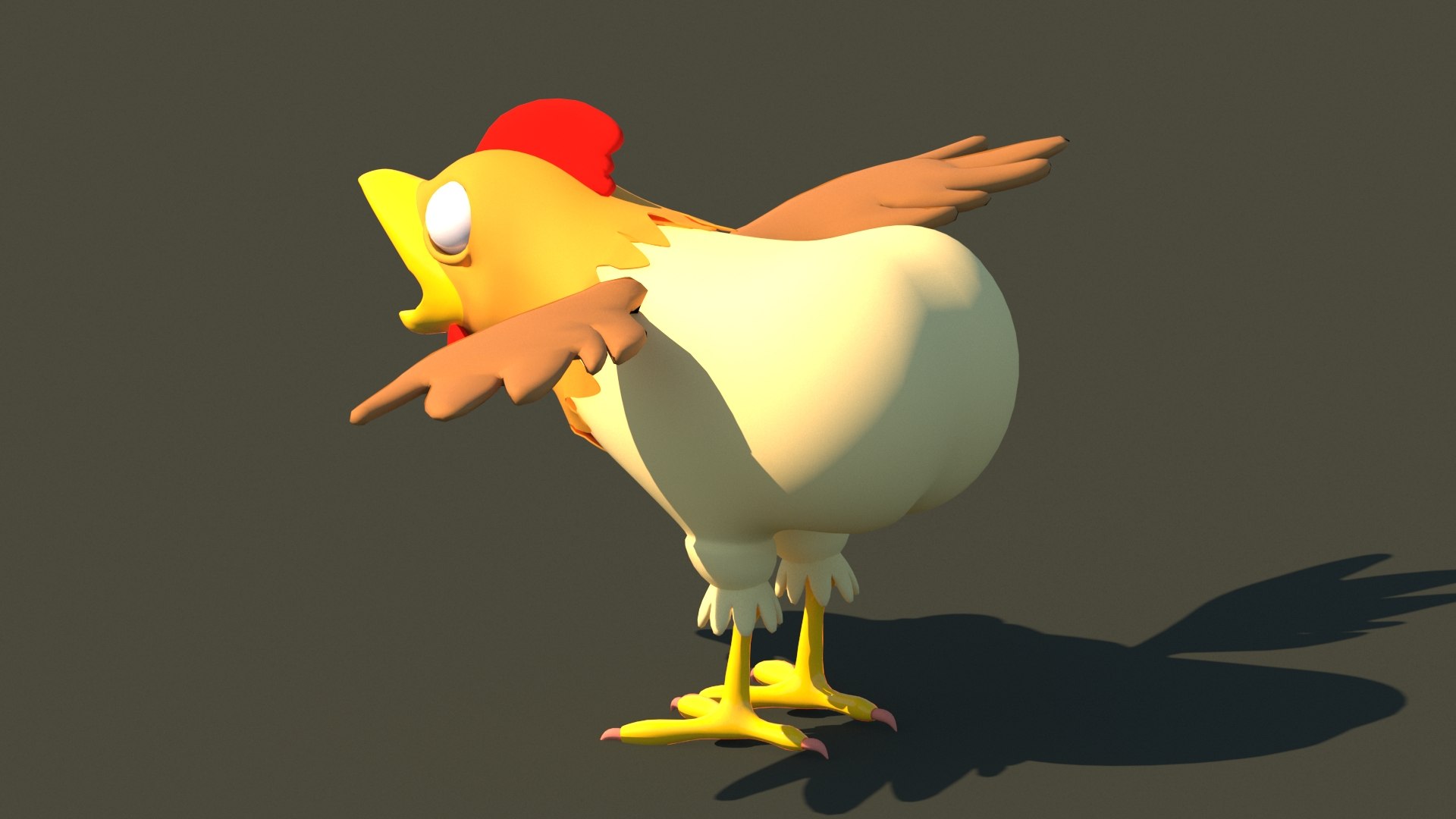 Chicken Rigged 3D Model - TurboSquid 1491393