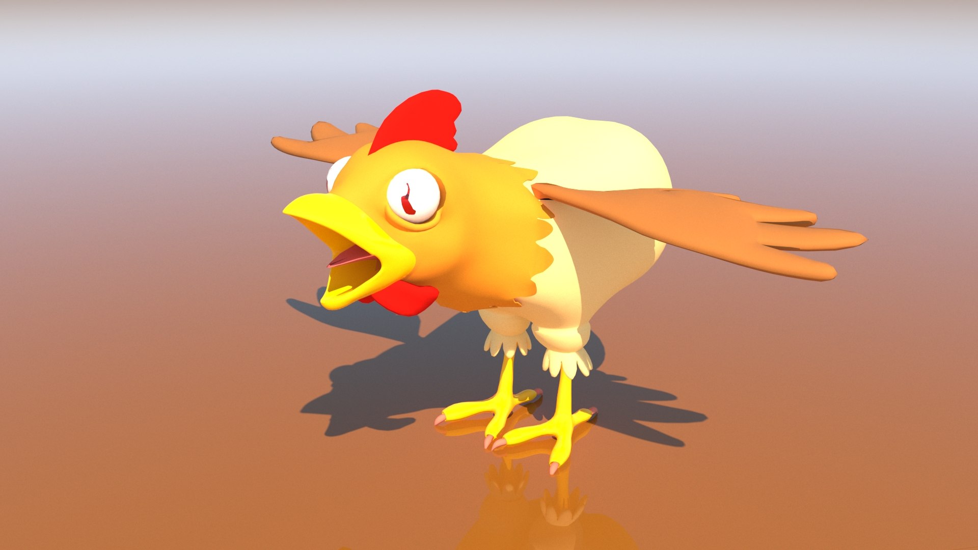 Chicken Rigged 3D Model - TurboSquid 1491393