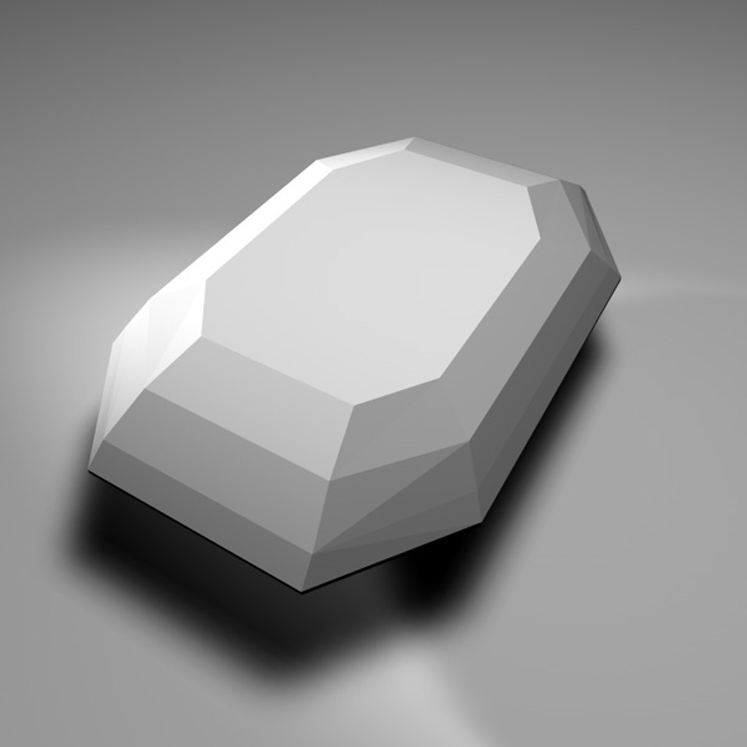 Imperial Cut Gemstone 3ds