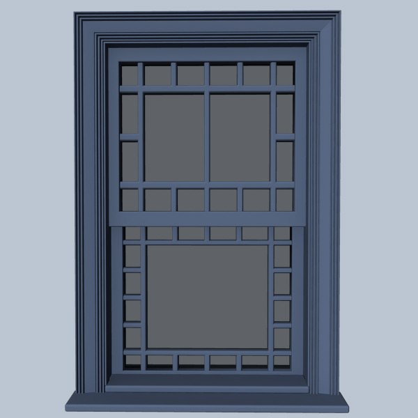 3d queen window