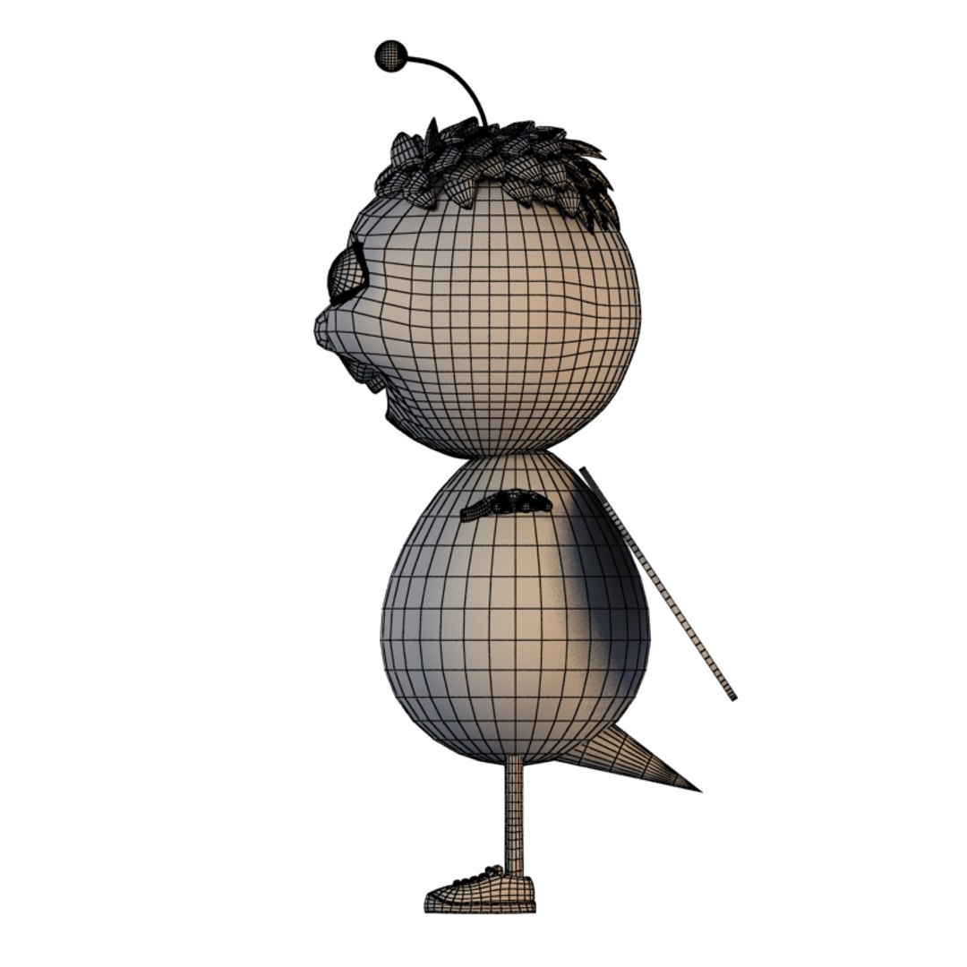 Cartoon Bee Character Model - TurboSquid 1188949