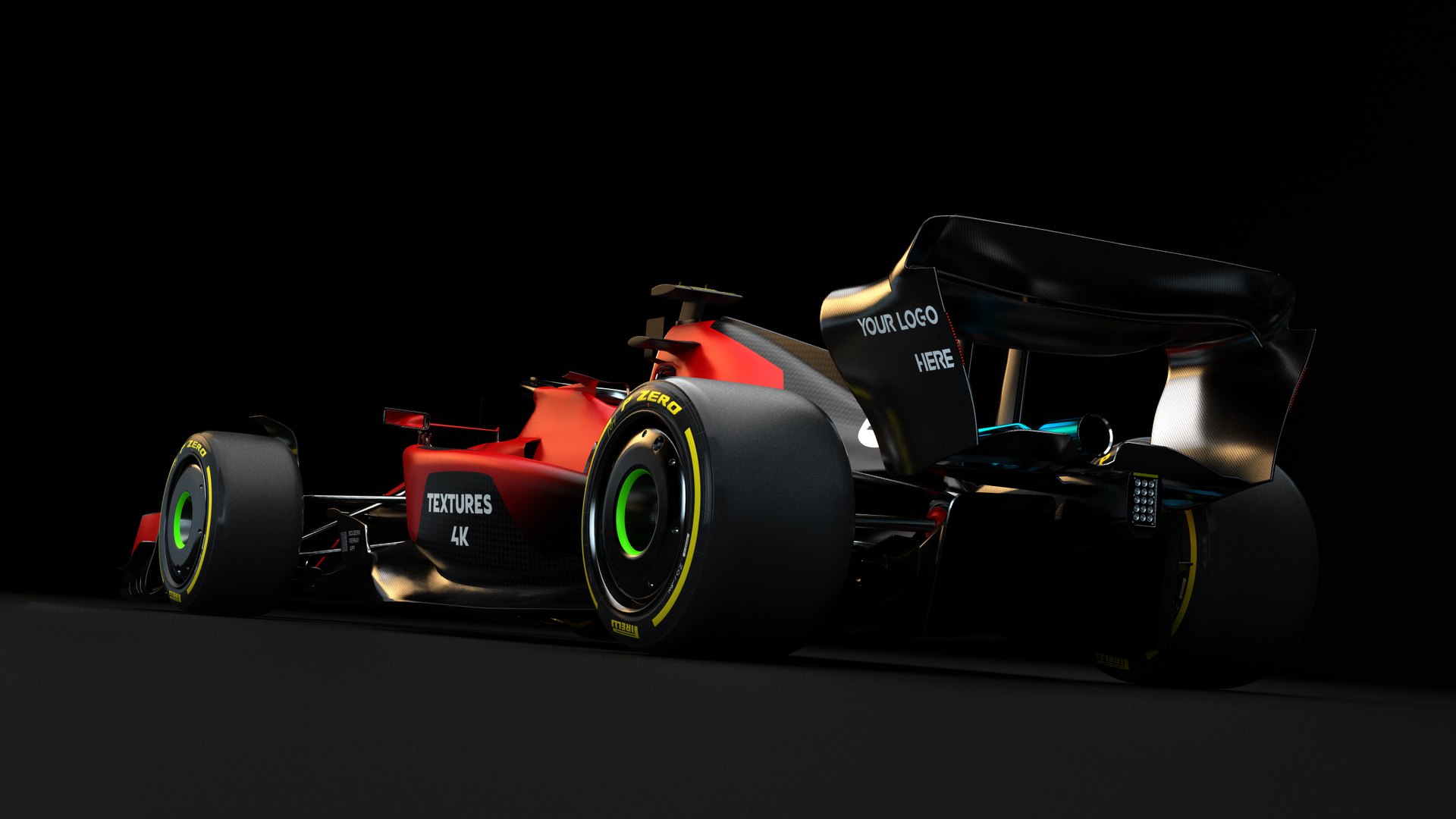 3D F1 Red Racing Template 2023 - TurboSquid 2053606