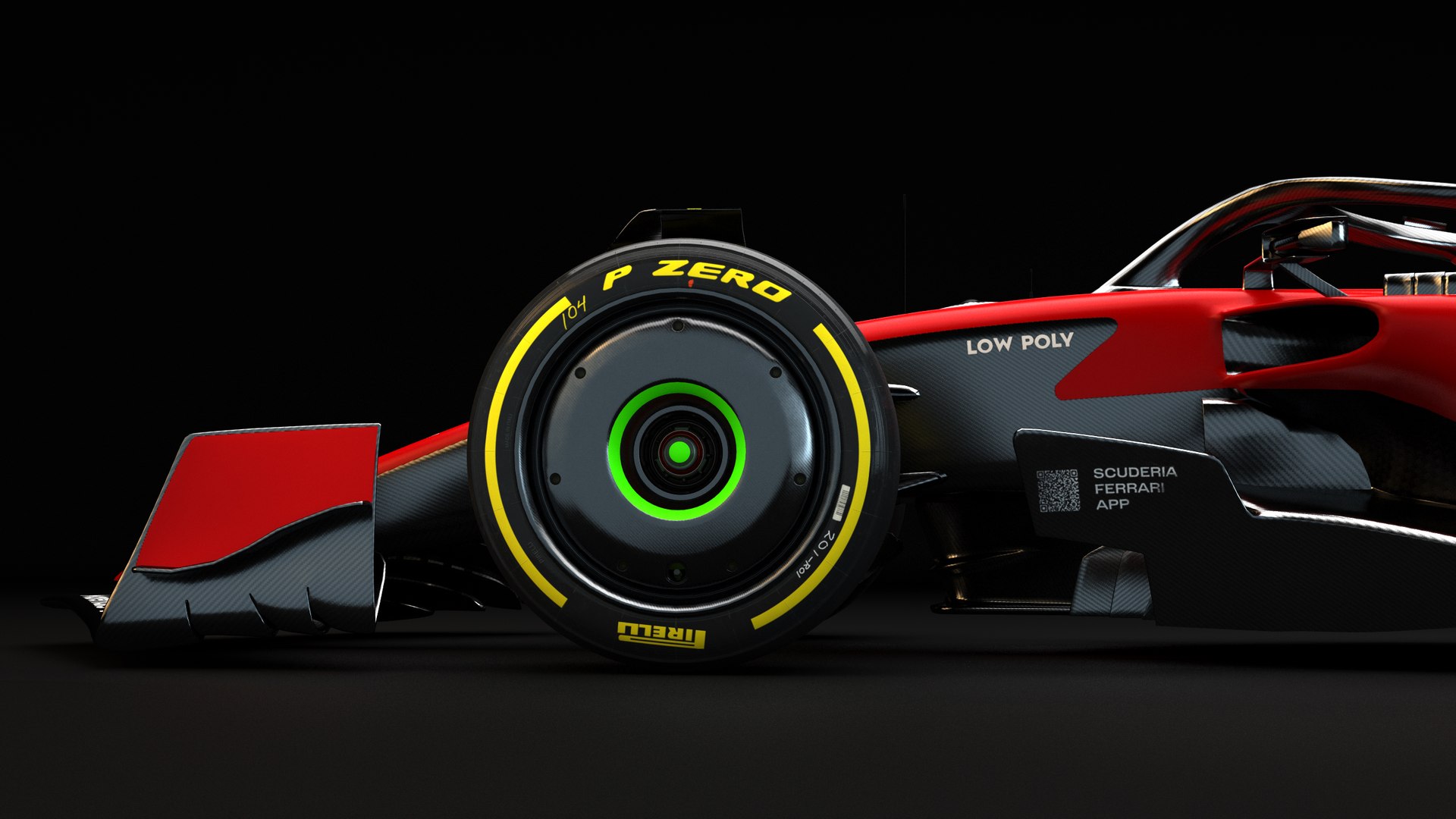 3D F1 Red Racing Template 2023 - TurboSquid 2053606