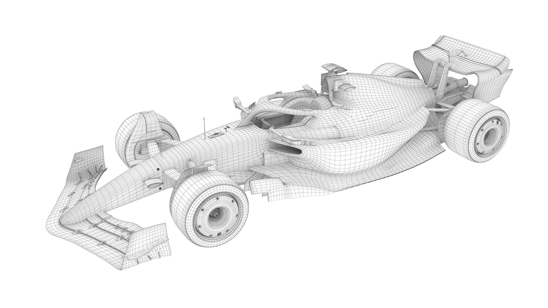 3D F1 Red Racing Template 2023 - TurboSquid 2053606