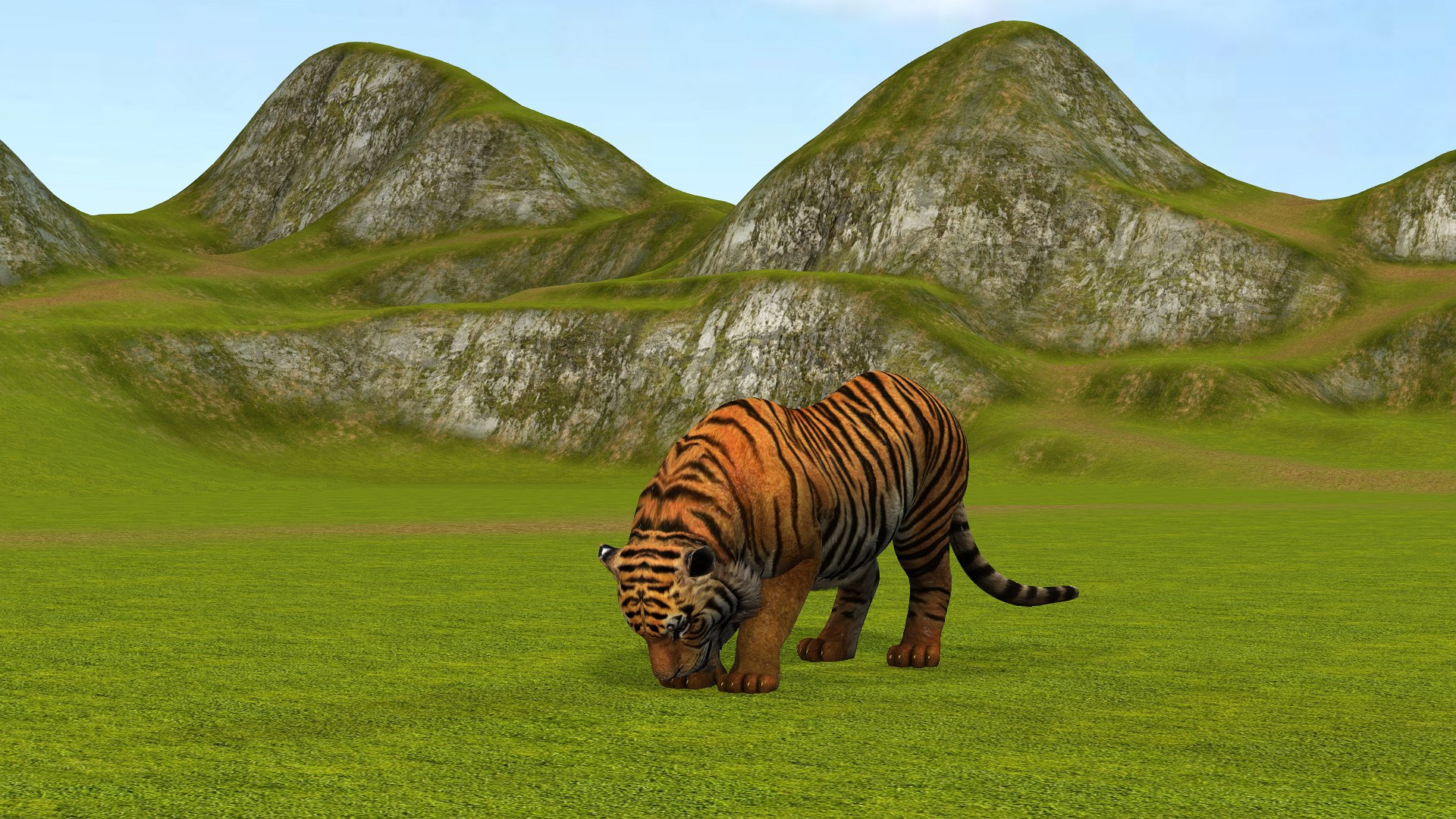 3D Attacking Tiger - TurboSquid 1694638