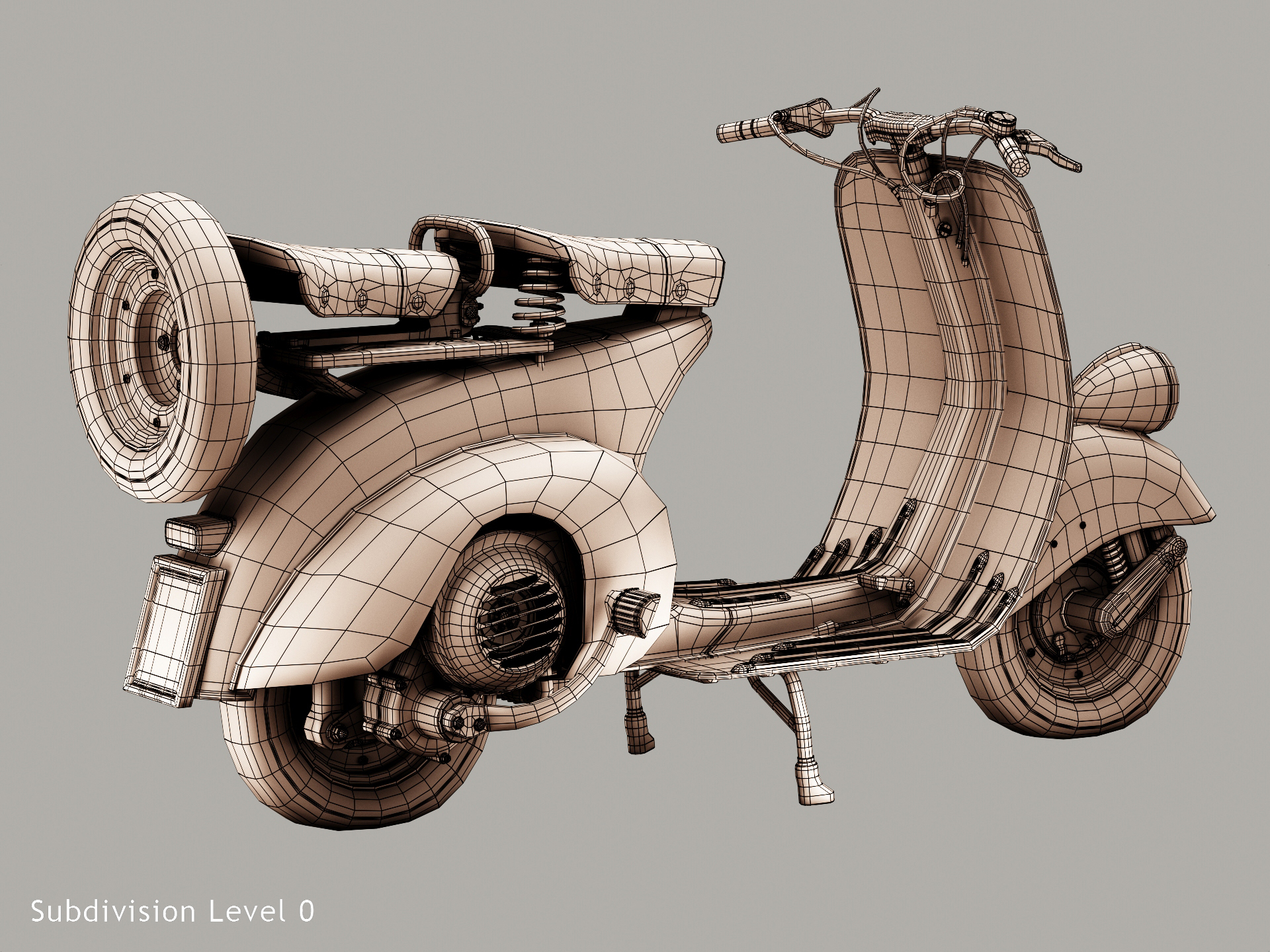 1946 vespa faro basso 3D model - TurboSquid 1541085