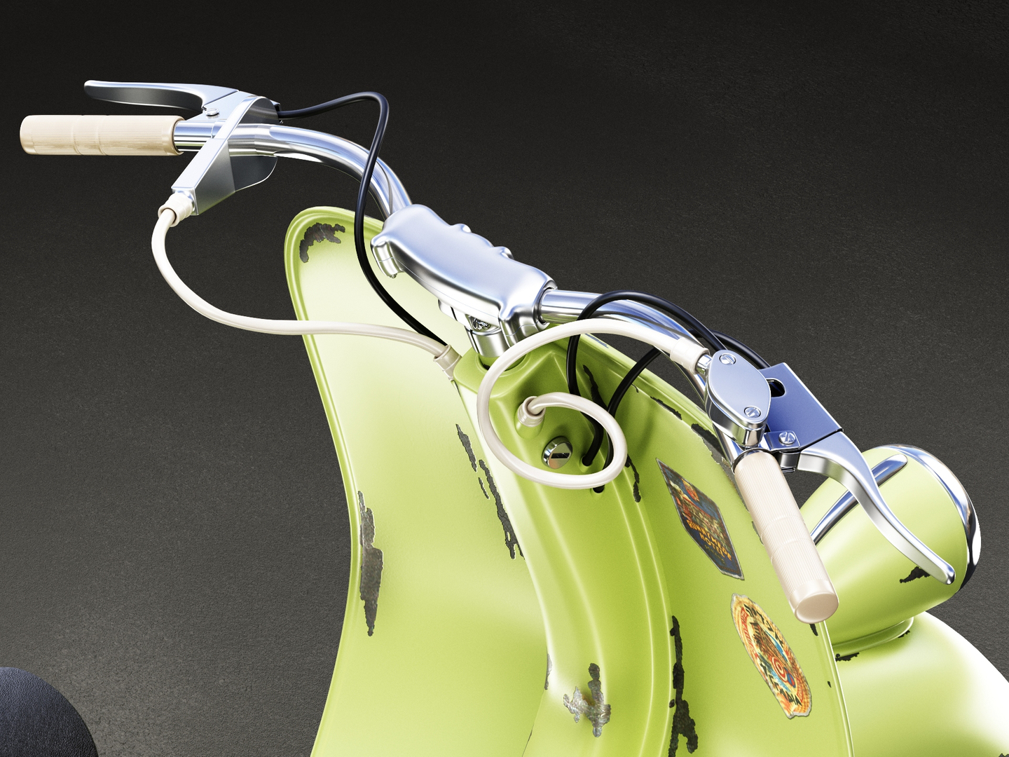 1946 vespa faro basso 3D model - TurboSquid 1541085