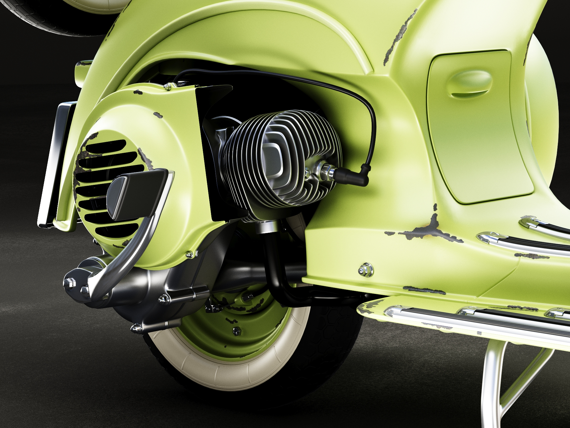 1946 vespa faro basso 3D model - TurboSquid 1541085