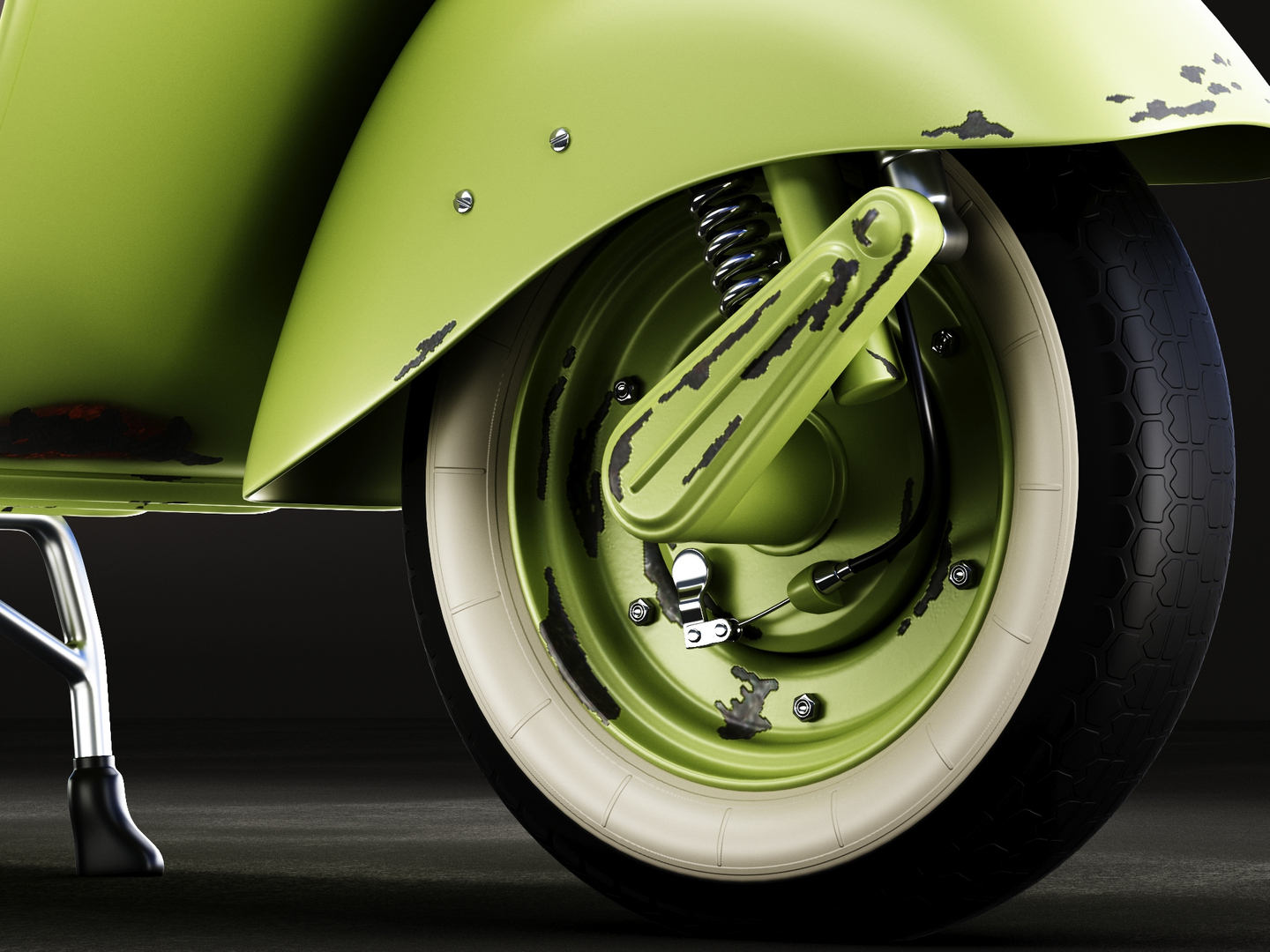 1946 vespa faro basso 3D model - TurboSquid 1541085