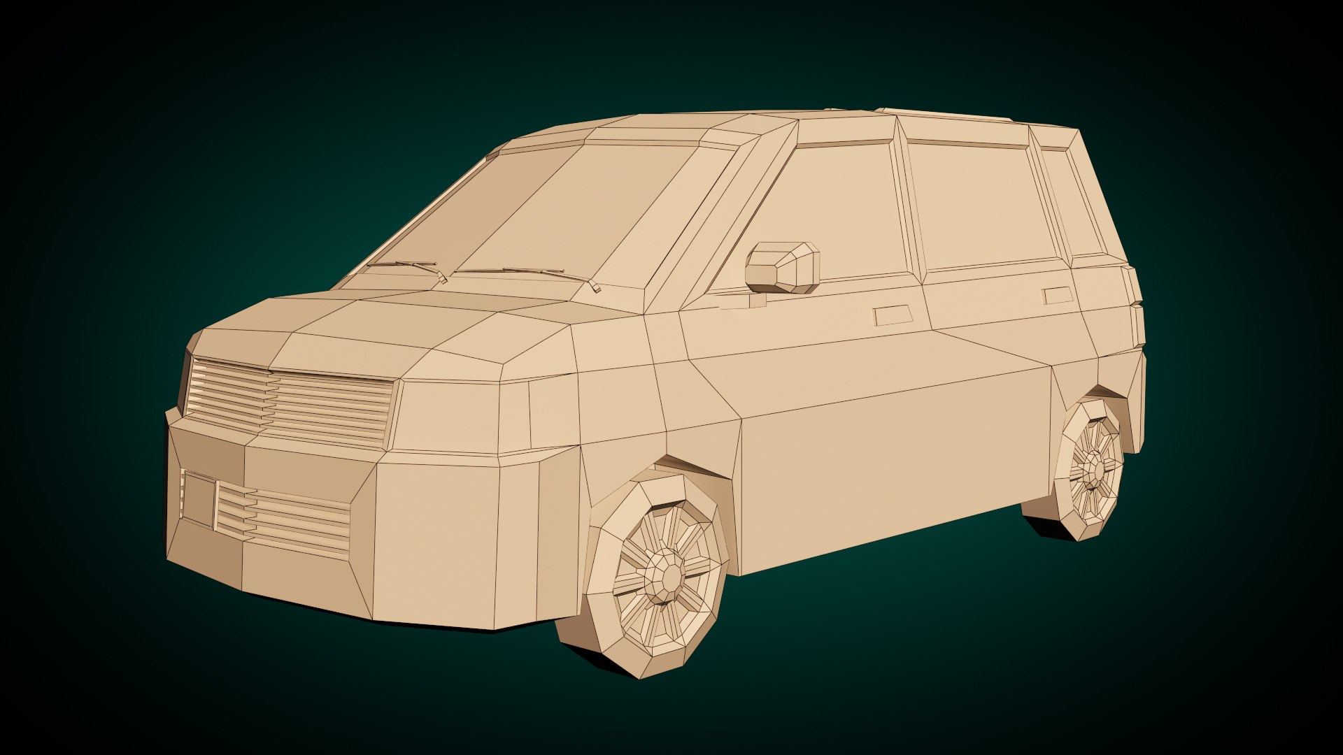 Van Minivan 3D Model - TurboSquid 1545637
