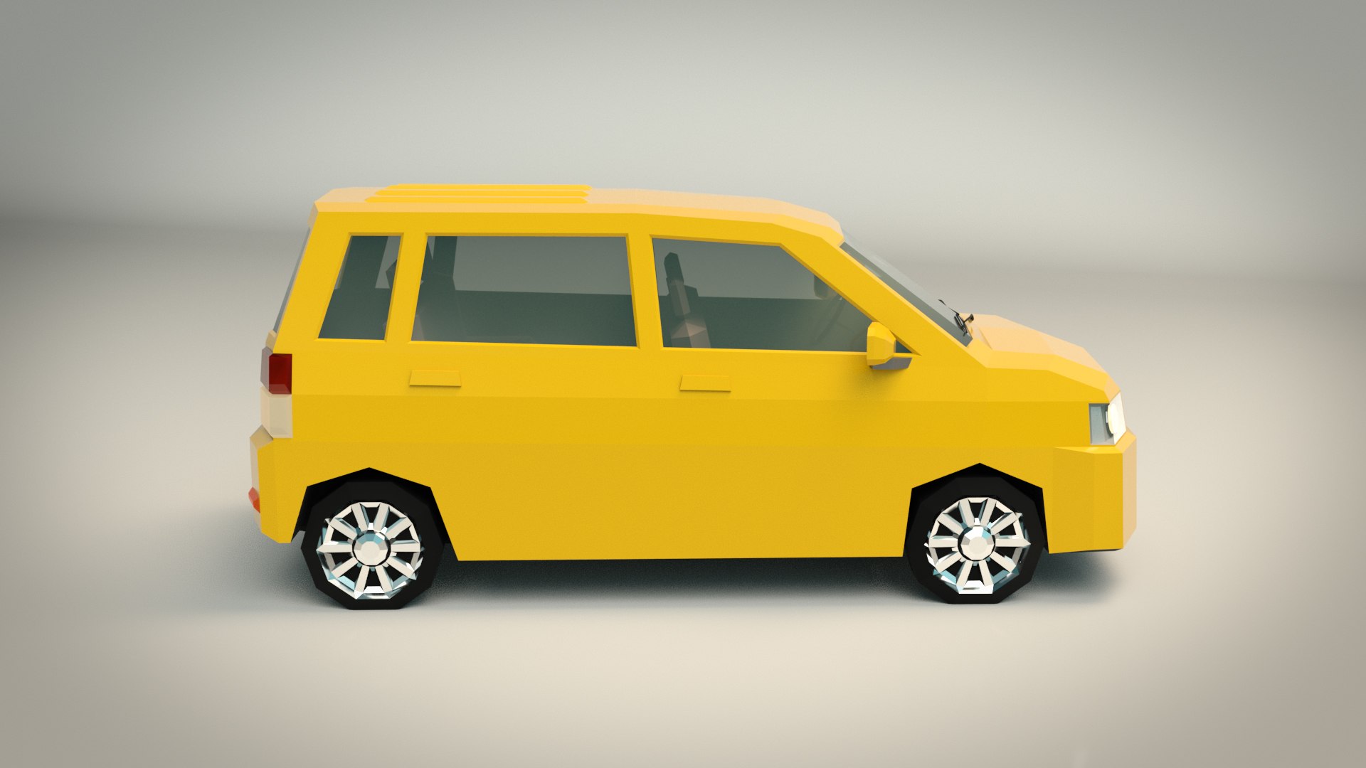 Van Minivan 3D Model - TurboSquid 1545637