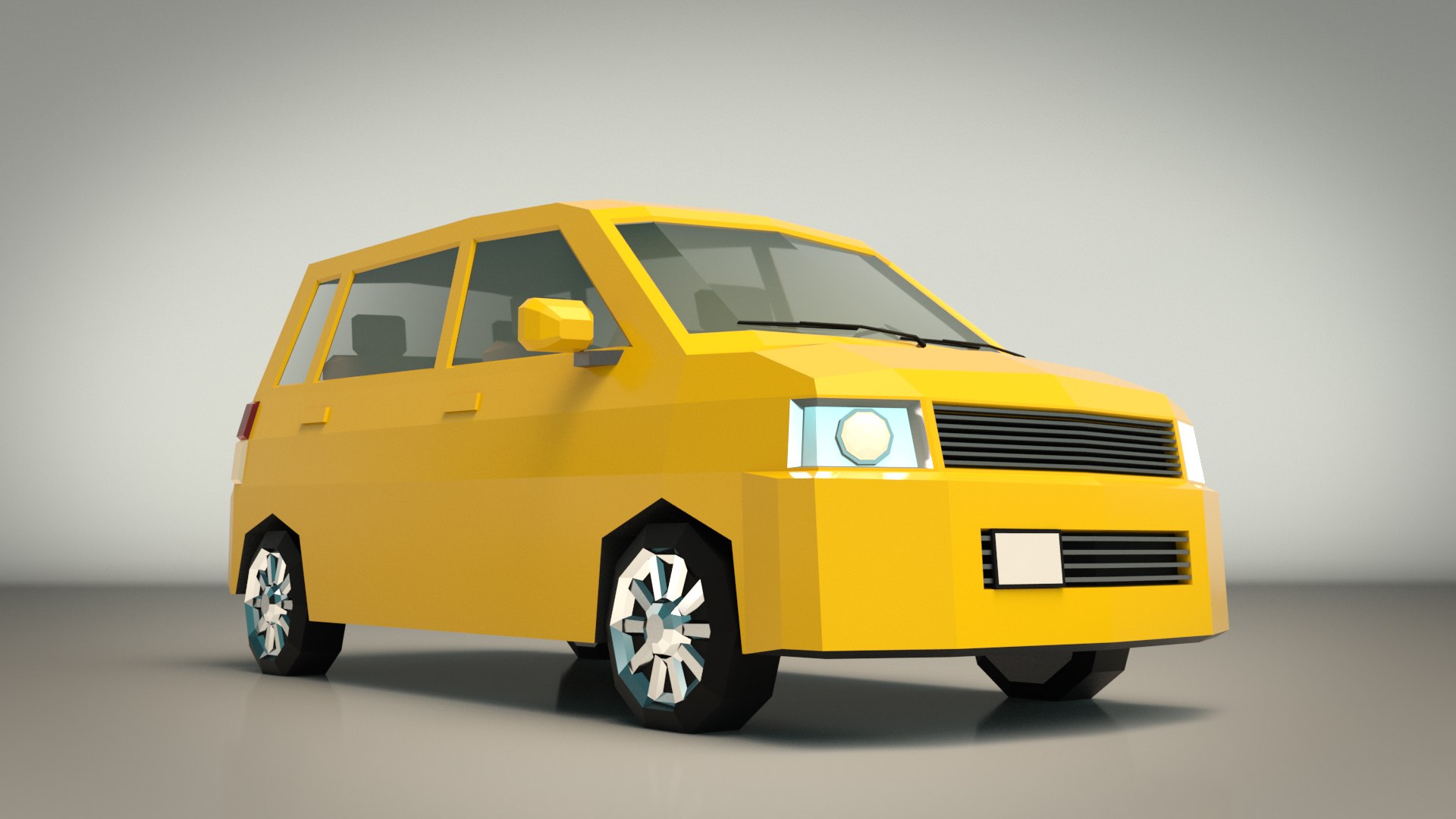 Van Minivan 3D Model - TurboSquid 1545637
