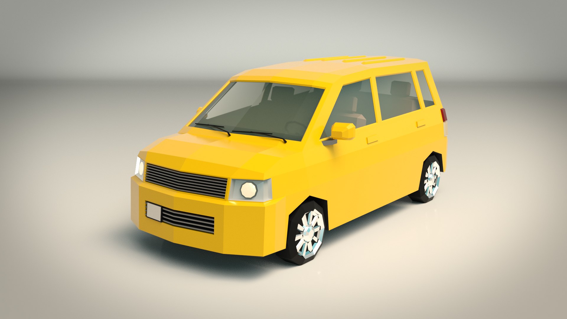 Van Minivan 3D Model - TurboSquid 1545637