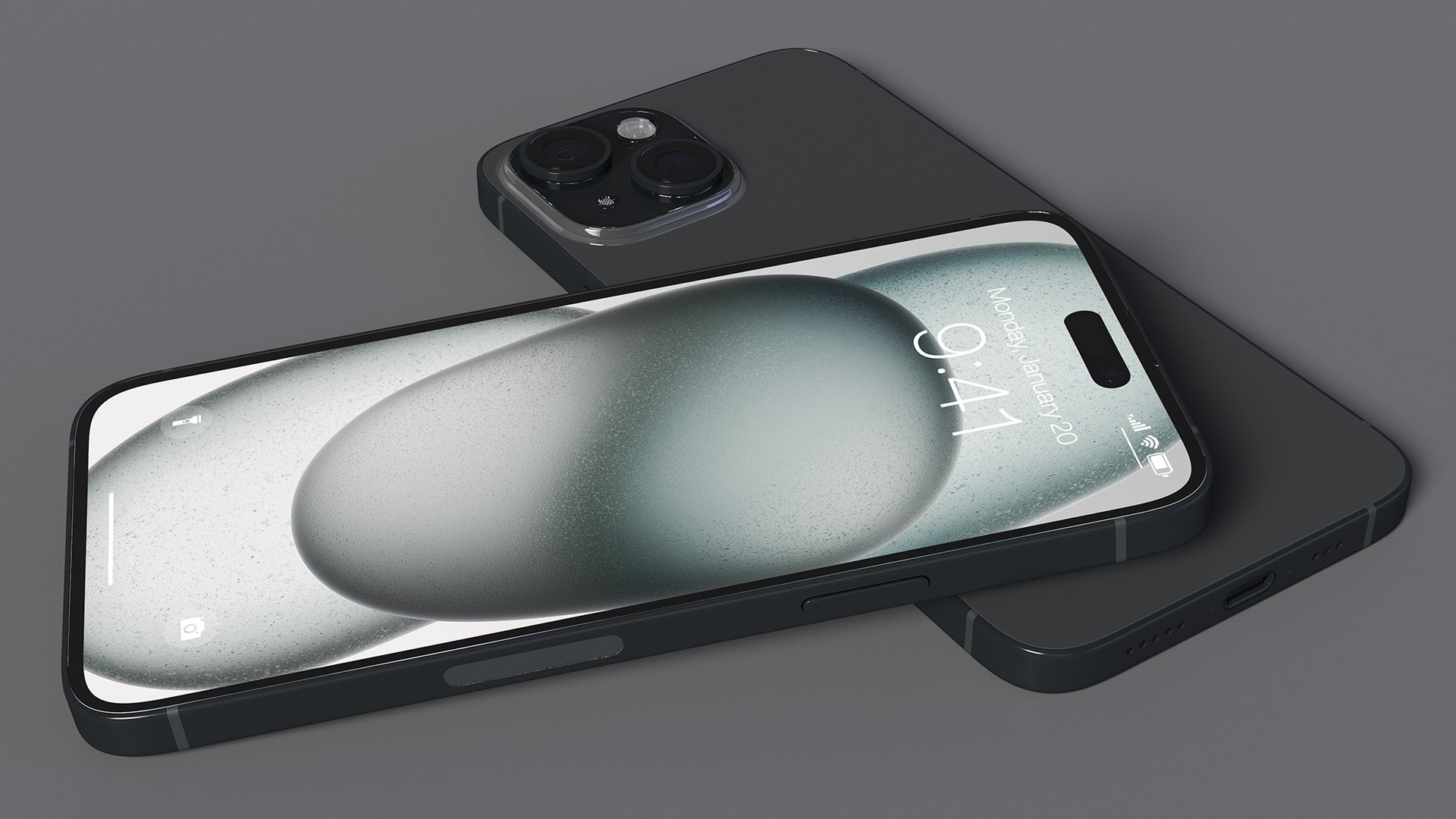 Apple IPhone 15 Plus Black model - TurboSquid 2139754