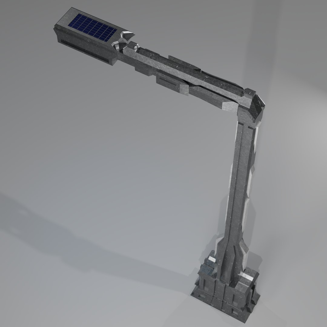 CYBERPUNK STREET LIGHT 3D - TurboSquid 1816292