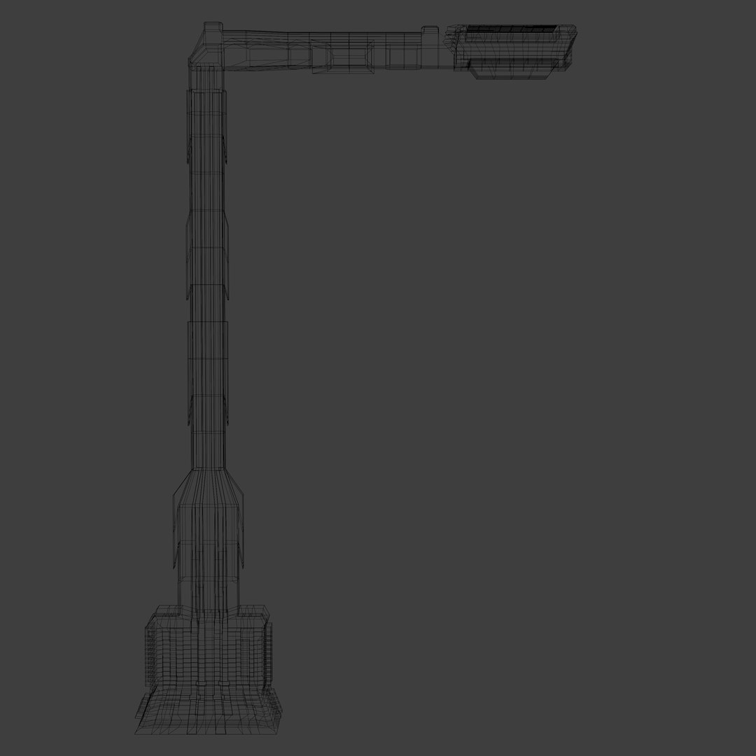 CYBERPUNK STREET LIGHT 3D - TurboSquid 1816292