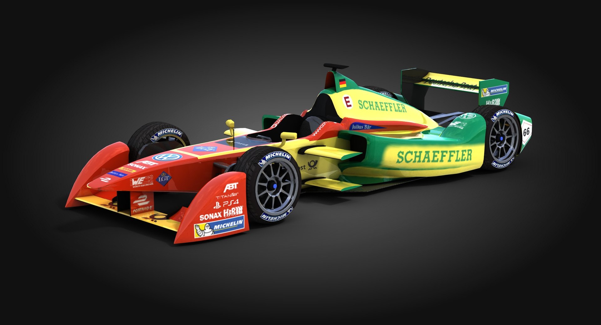 3d Formula E Teams Pack Model