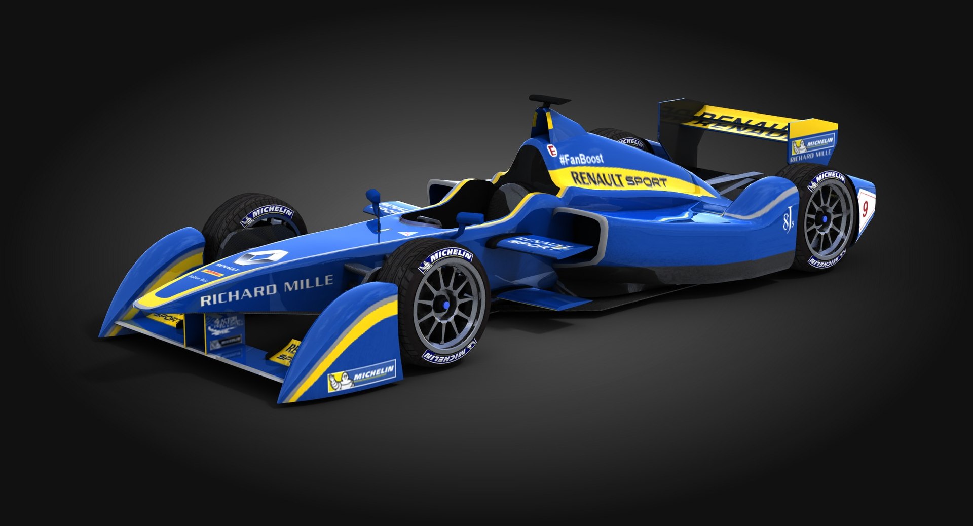 3d Formula E Teams Pack Model