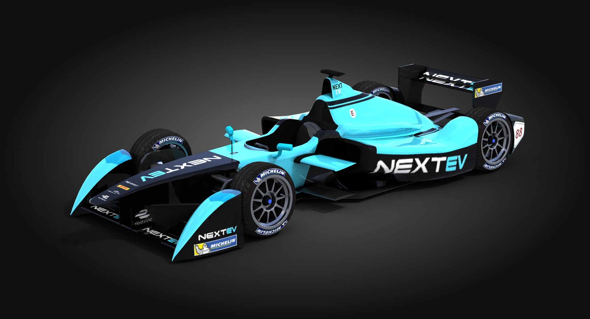 3d Formula E Teams Pack Model
