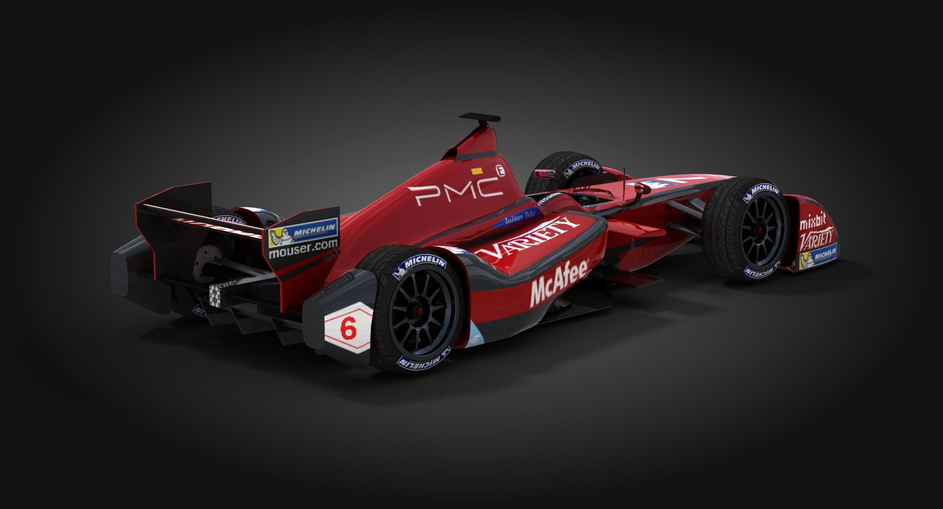 3d Formula E Teams Pack Model