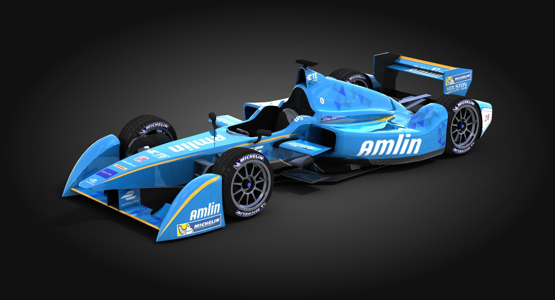 3d Formula E Teams Pack Model