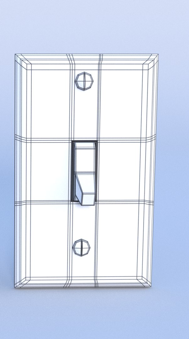 Light switch 3D model - TurboSquid 1333027