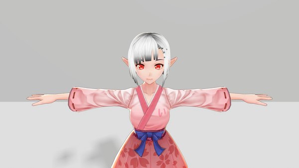 Luna halb Elf halb Dämon 3D-Modell - TurboSquid 1715805