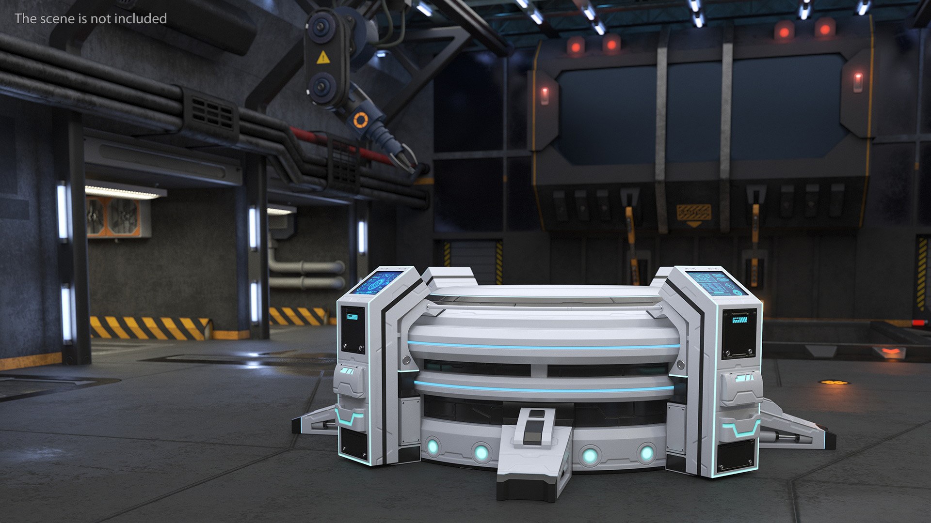 3D Futuristic Control Panel For Planet Exploration Model - TurboSquid ...