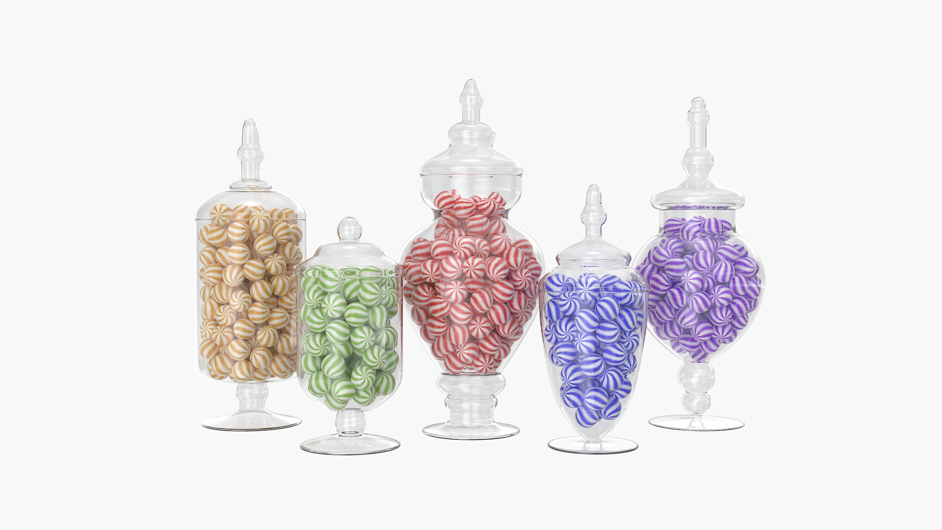 Candy jar model - TurboSquid 1682294