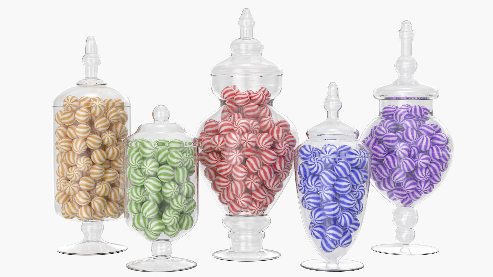Candy jar model - TurboSquid 1682294