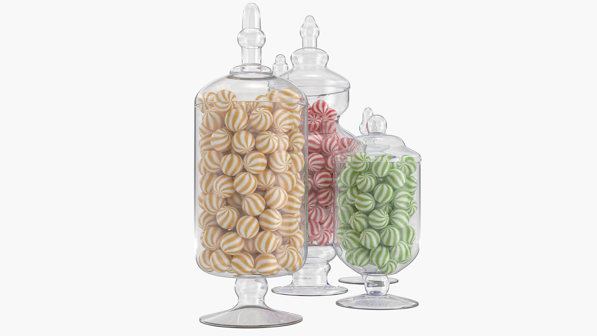 Candy jar model - TurboSquid 1682294
