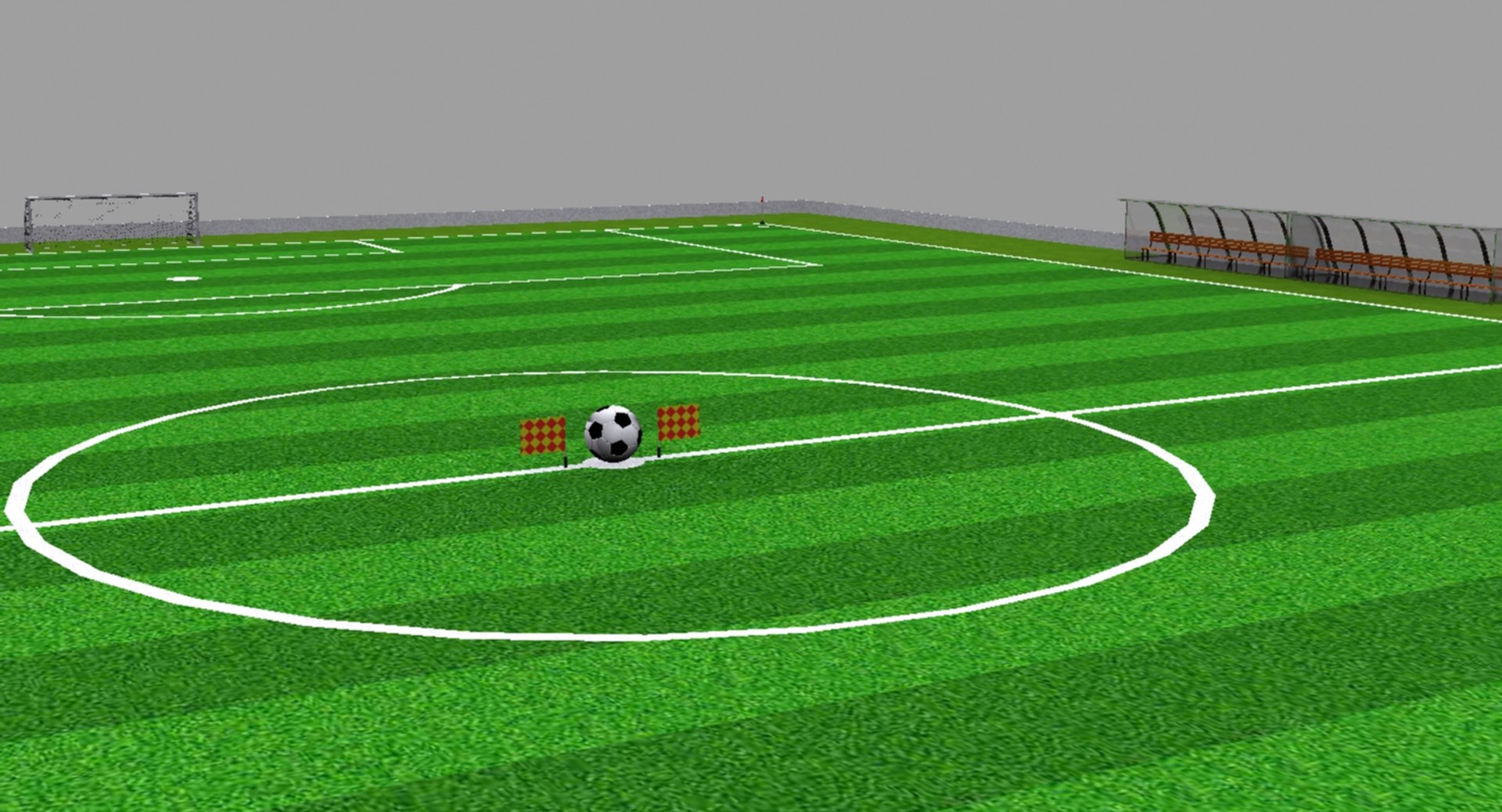 3d Football Field Soccer