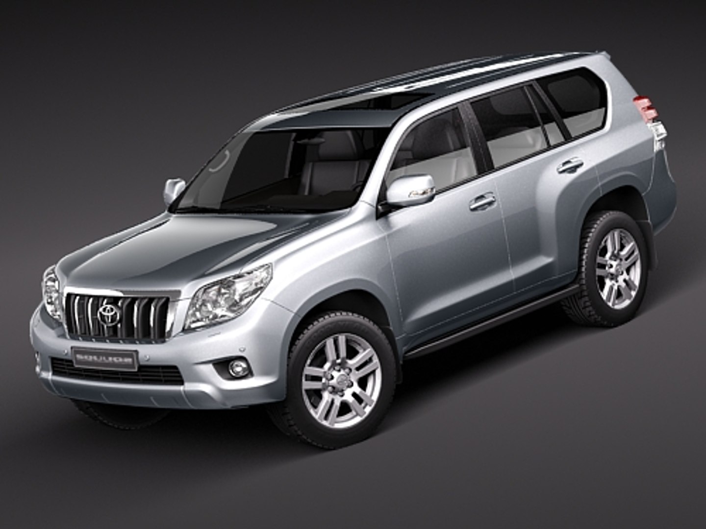 Toyota Landcruiser 2010 Suv 3d Model