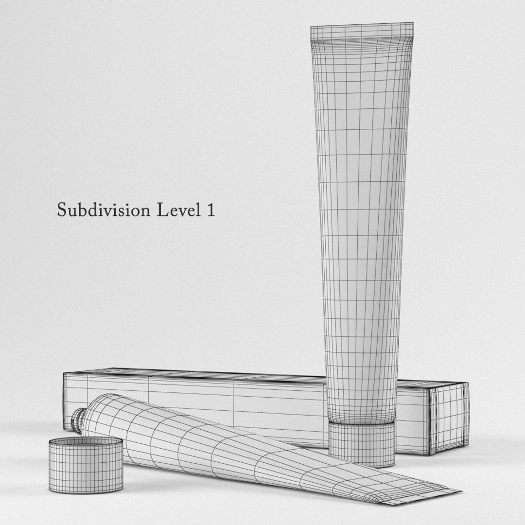 3D Realistic Toothpaste Packing - TurboSquid 1178236