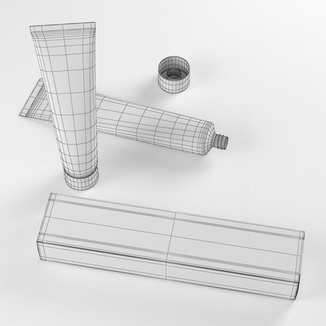3D Realistic Toothpaste Packing - TurboSquid 1178236