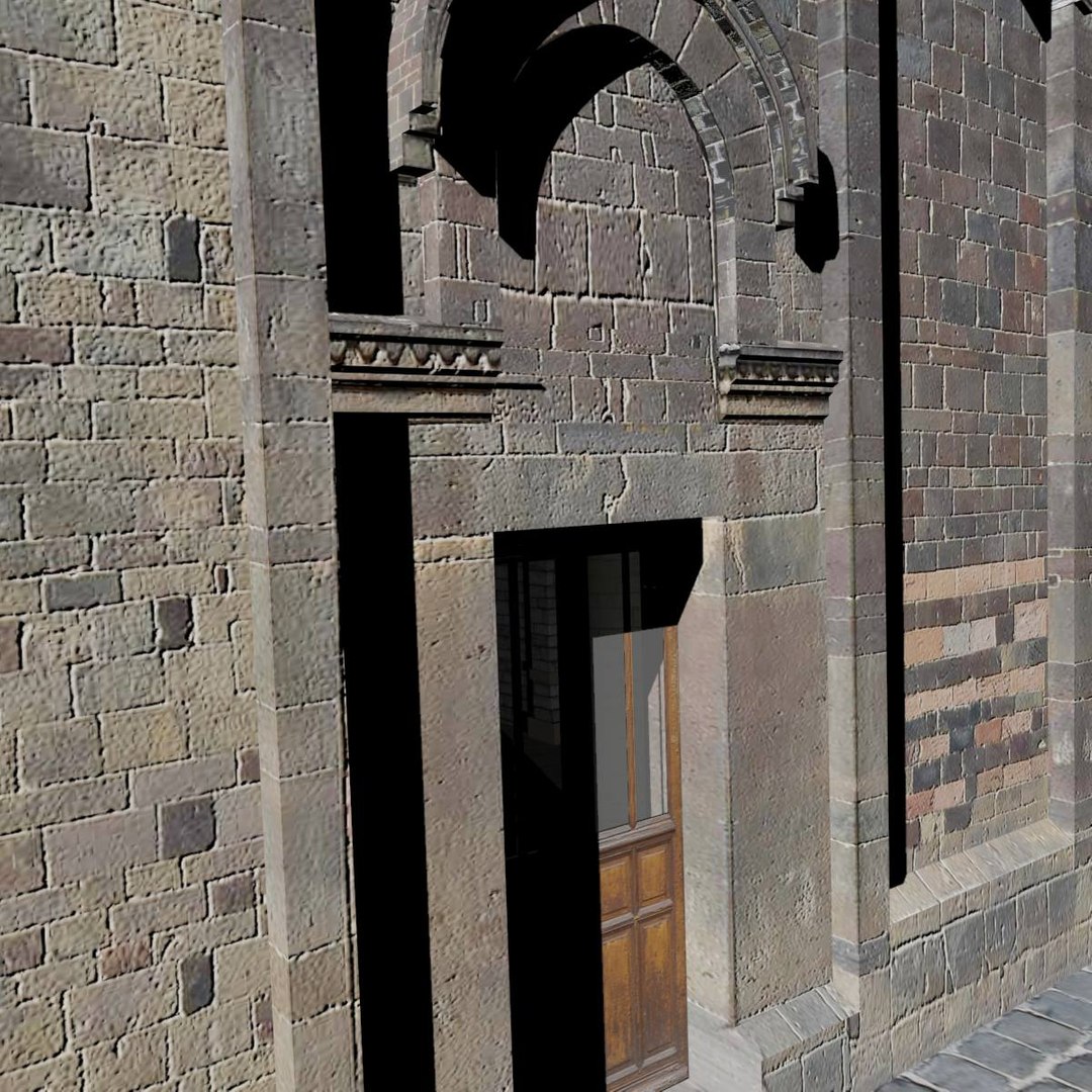 Romanic Church Ardara Exterior 3d Max