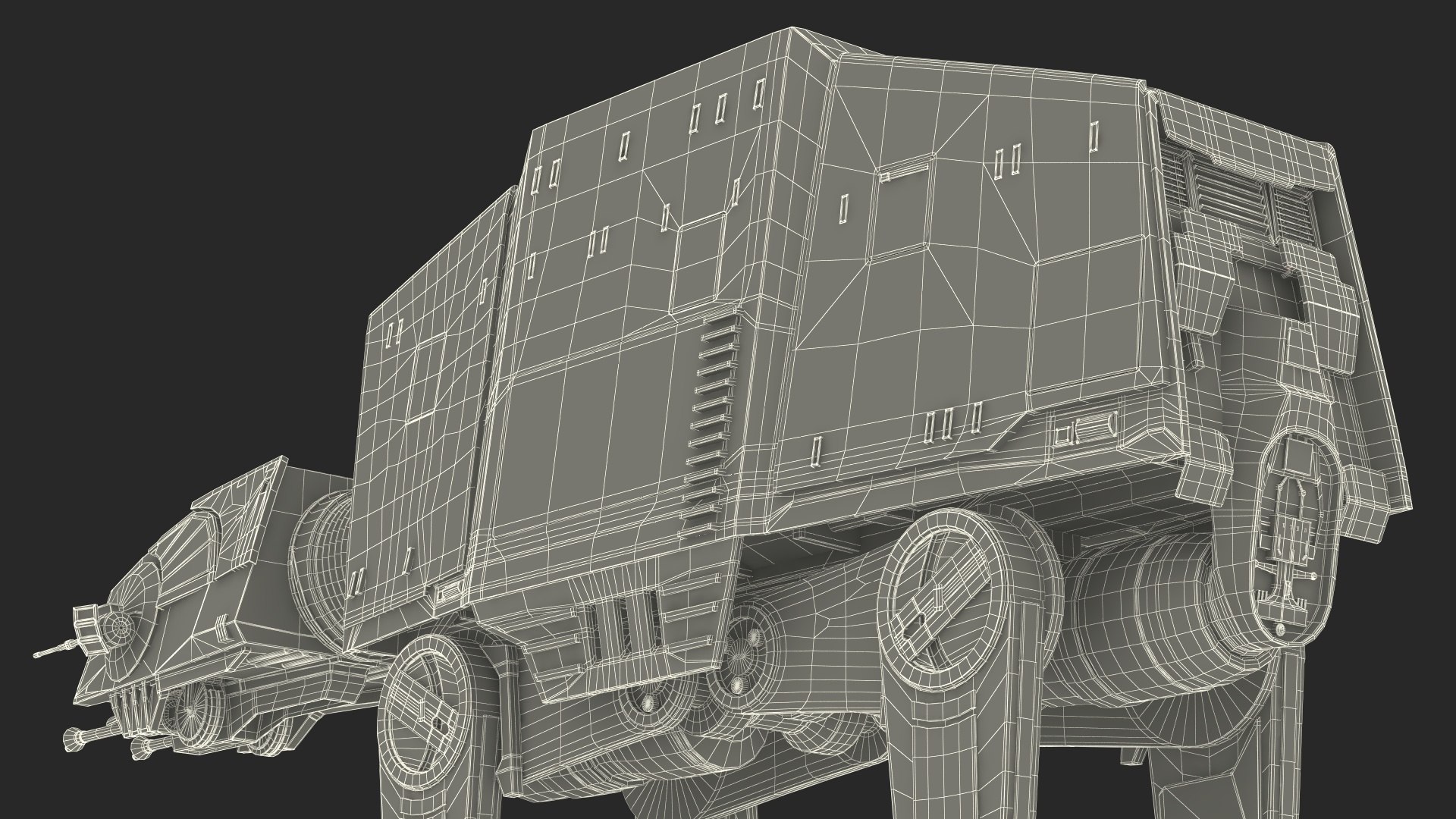 Star Wars AT AT Light Rigged 3D model - TurboSquid 2115709
