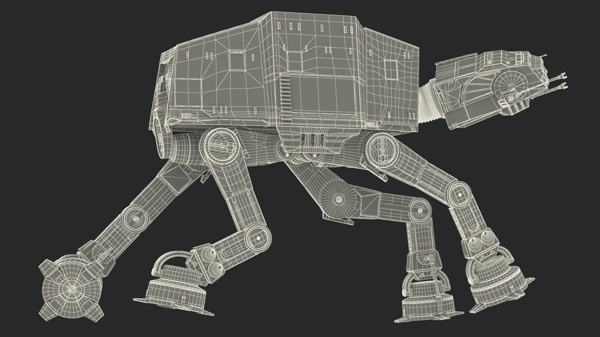 Star Wars AT AT Light Rigged 3D model - TurboSquid 2115709