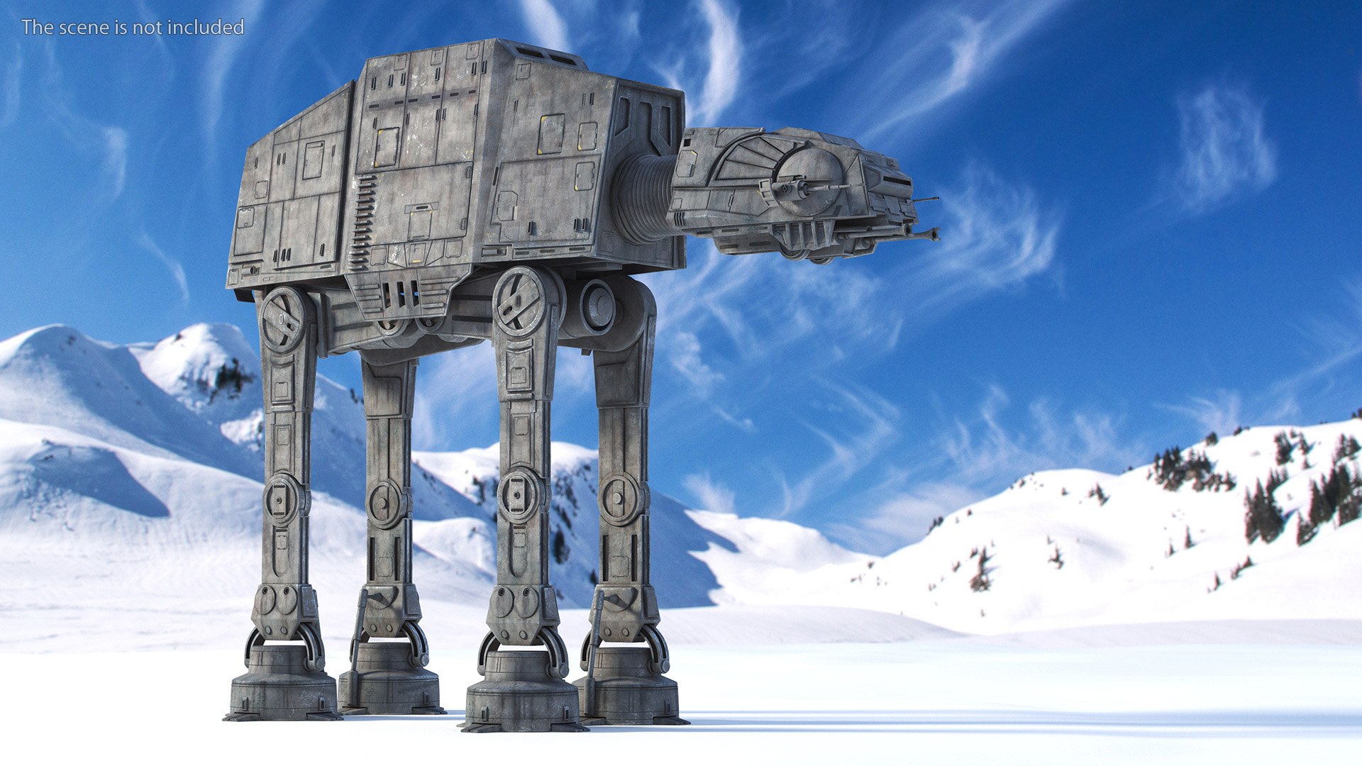 Star Wars AT AT Light Rigged 3D Model - TurboSquid 2115709