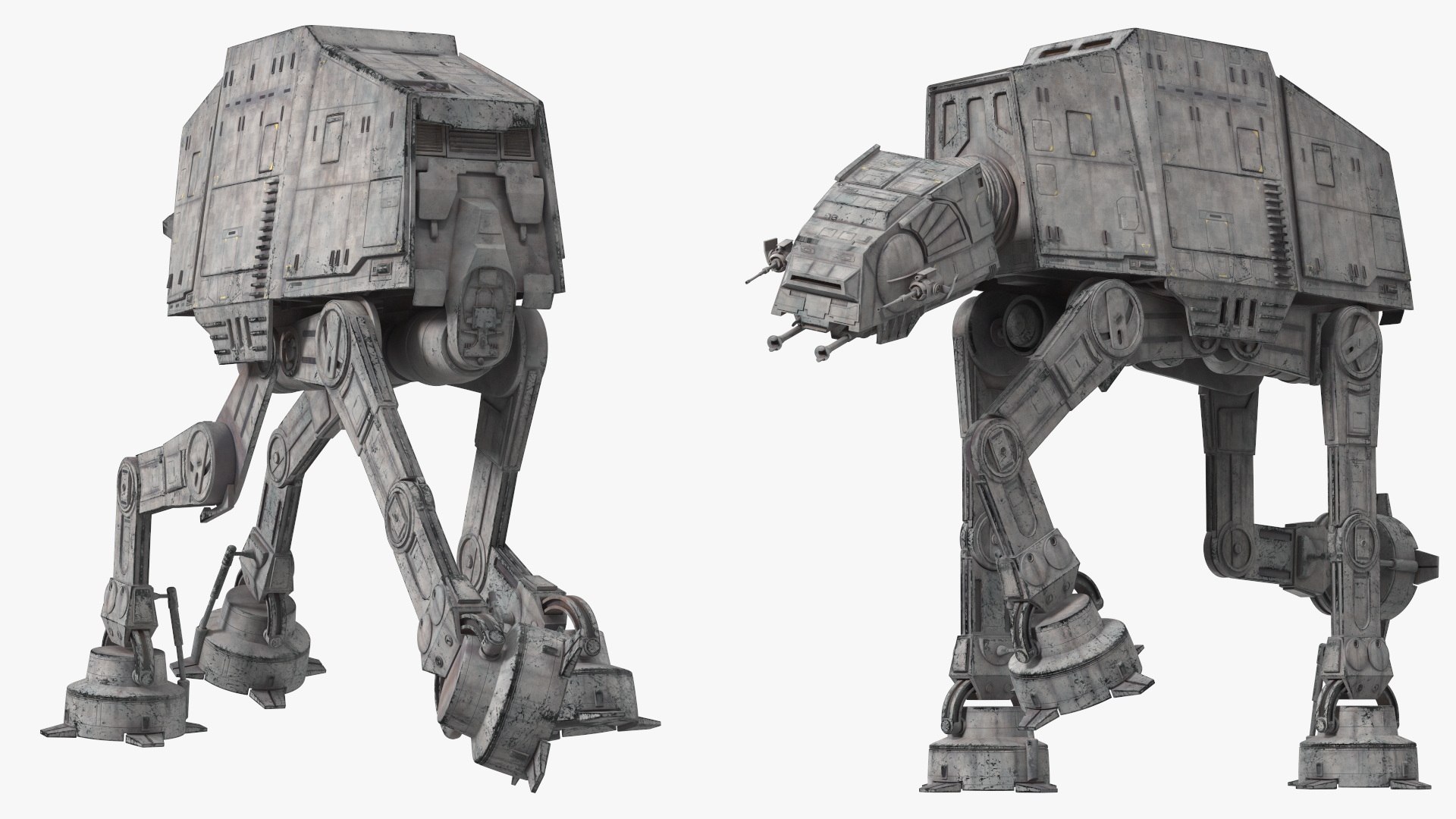 Star Wars AT AT Light Rigged 3D Model - TurboSquid 2115709
