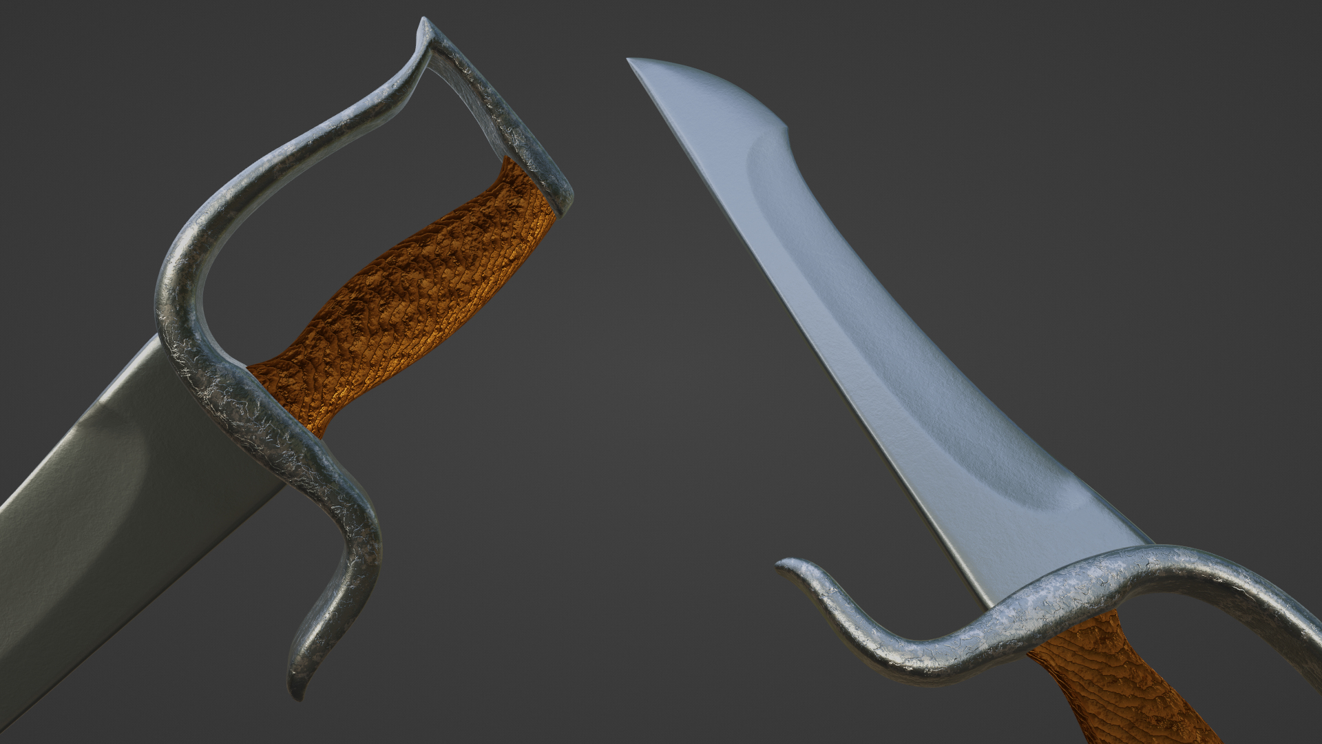 Butterfly Sword 3D model - TurboSquid 1825195