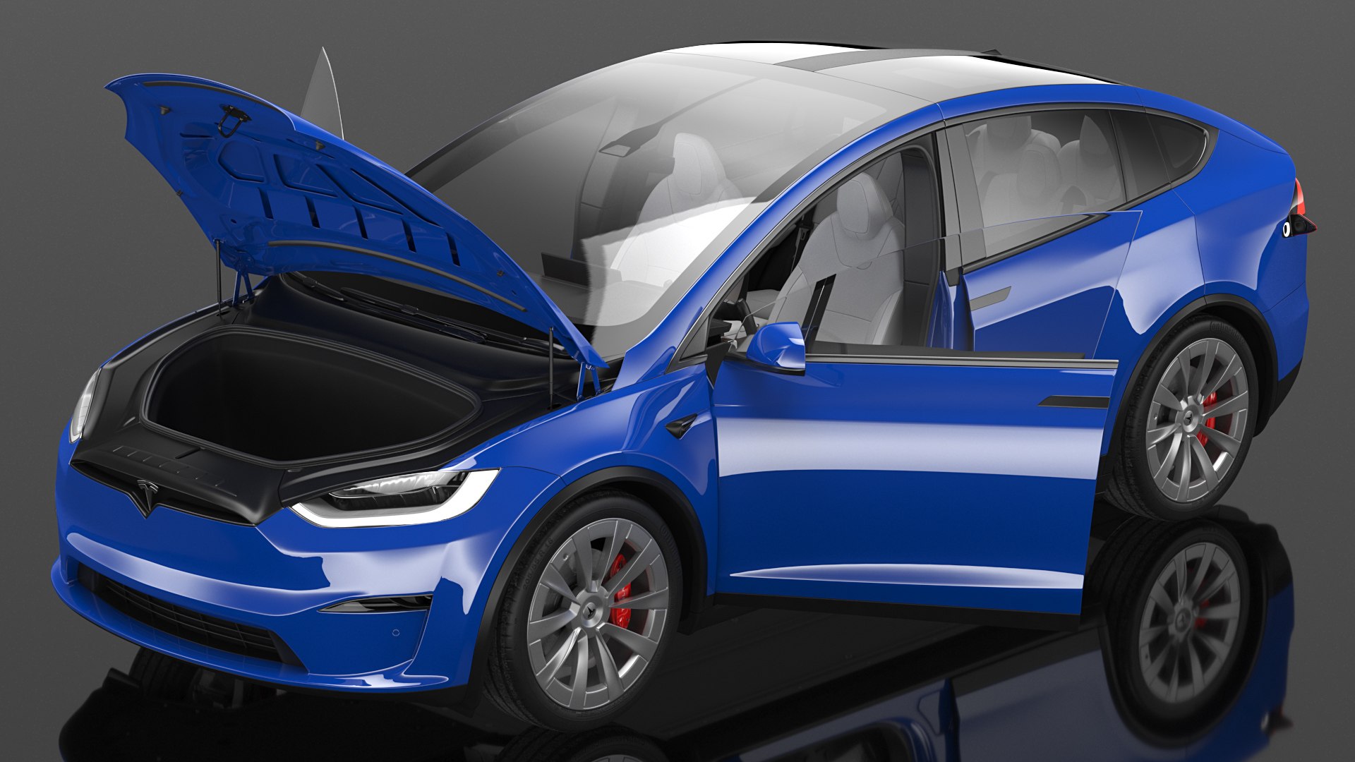 Tesla Model X Plaid Rigged 3D model - TurboSquid 1723638
