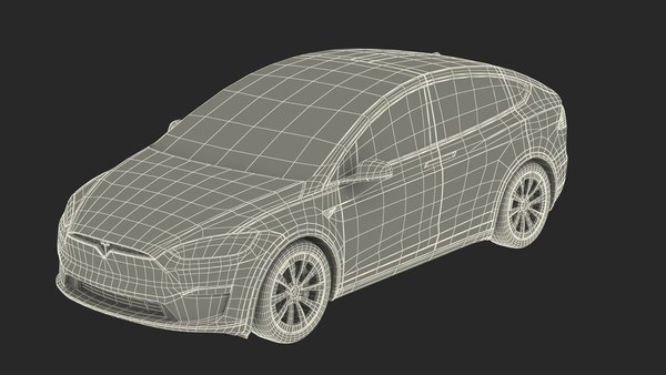 modelo 3d Tesla Model X Plaid aparejado - TurboSquid 1723638