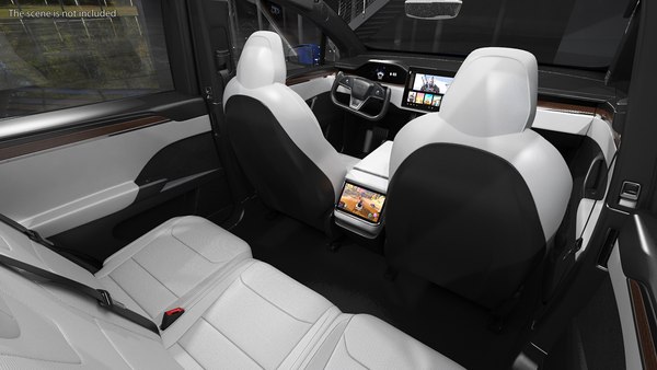 Tesla Model X Plaid Rigged 3D model - TurboSquid 1723638