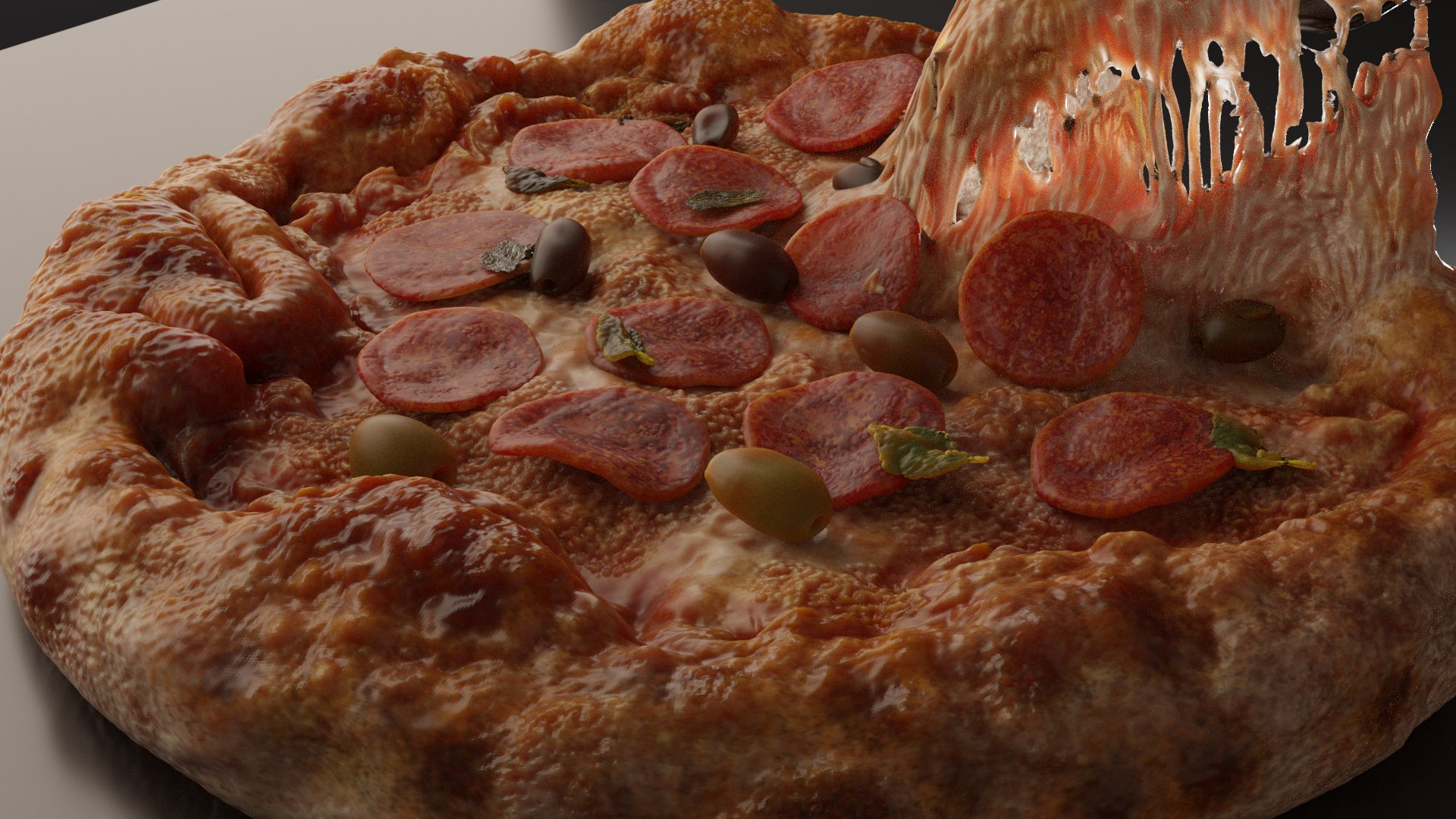Pizza Extra Cheese 3D - TurboSquid 2297722