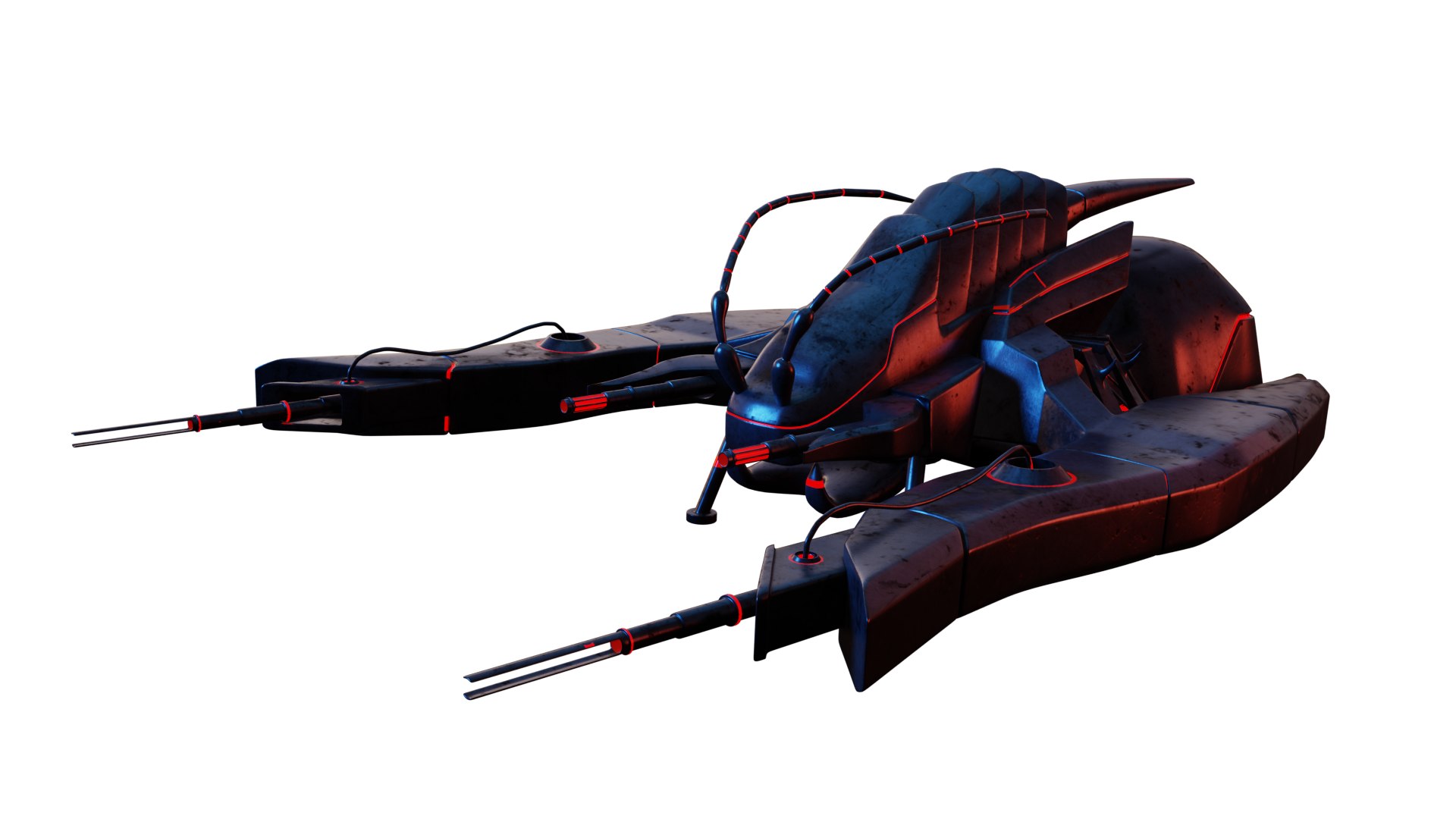 Alien Spaceship 3D - TurboSquid 2228380