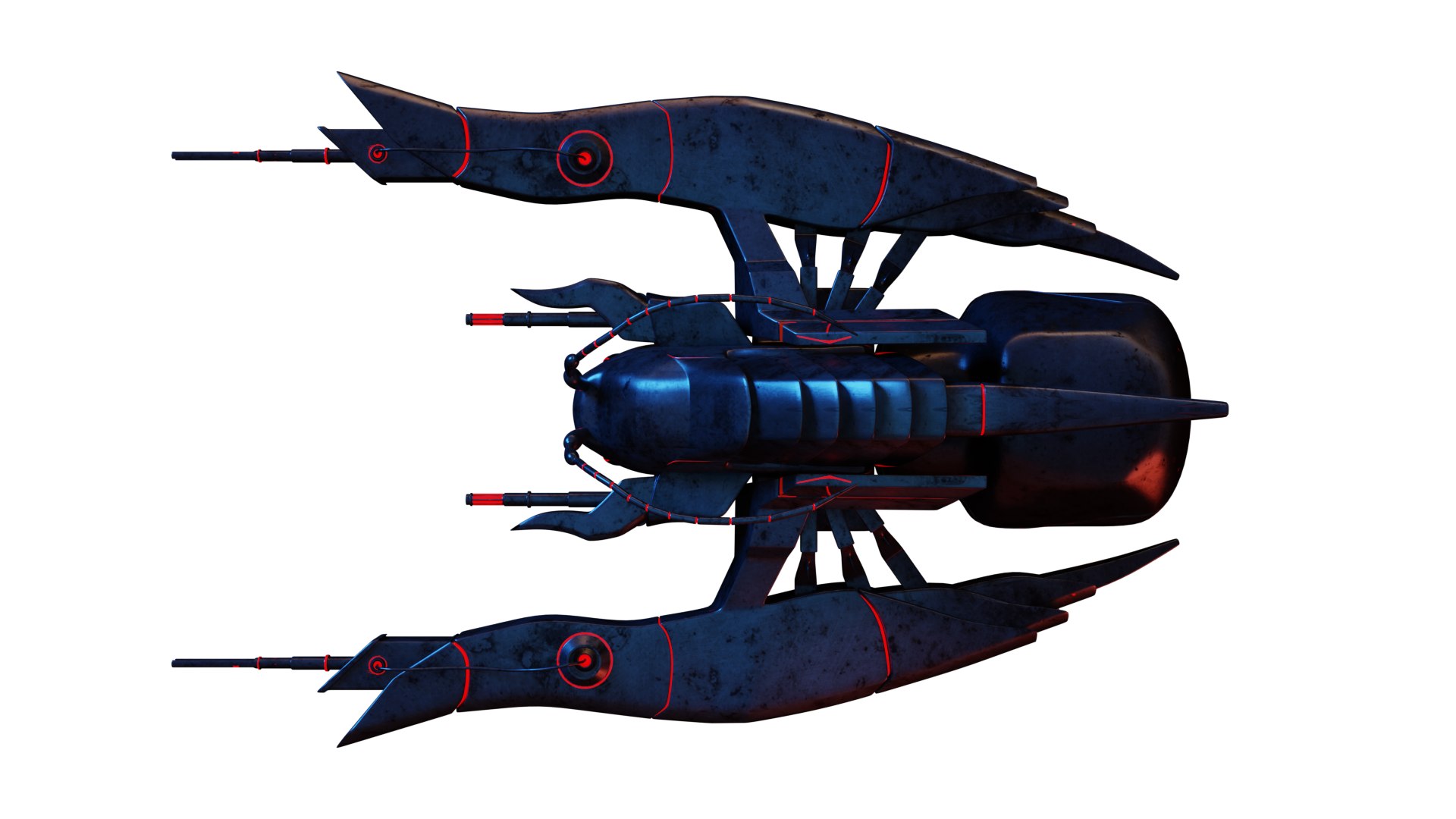 Alien Spaceship 3D - TurboSquid 2228380